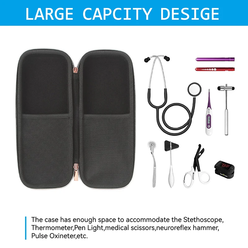 Custom Hard Eva Stethoscope Case for 3M Littmann Classic Iii ...
