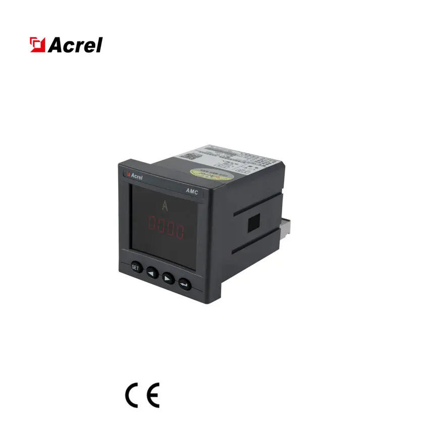 Acrel AMC72-DI/J 1 channel alarm Panel mounted Power Meter DC protocol for Current Measurement ...