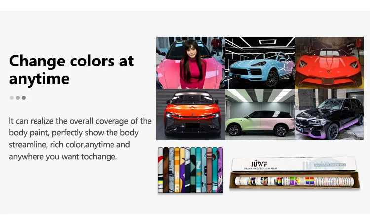 Custom Auto Vinyl Wrap Film Roll Gradient Design for Cars PVC Printed ...