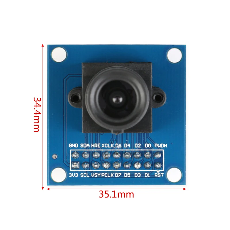 Ov7670 Cmos Camera Lens Module Microcontroller Acquisition Module Mcu ...