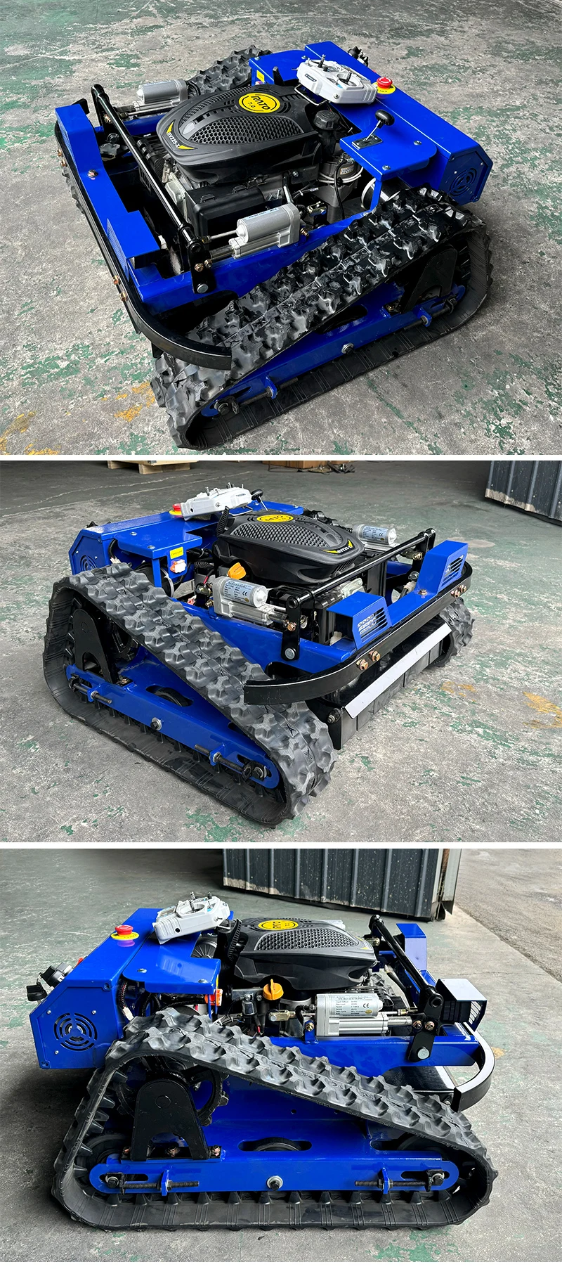 Remote Control Crawler Lawn Mower Intelligent Robot Zero-turn Automatic ...