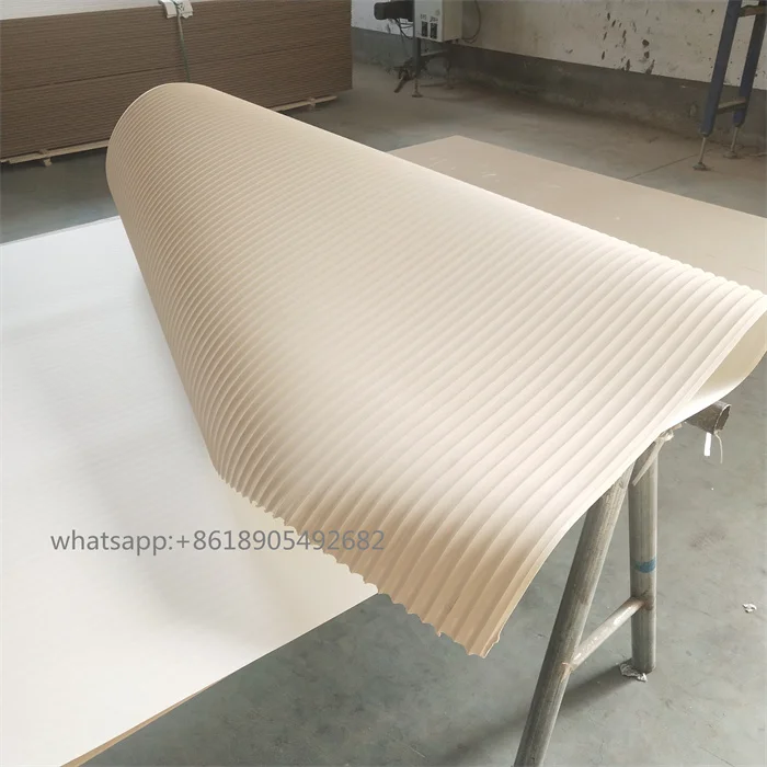 Curved Wall Panels Flexible Wood Panel Bendable Roll Furniture Interior ...