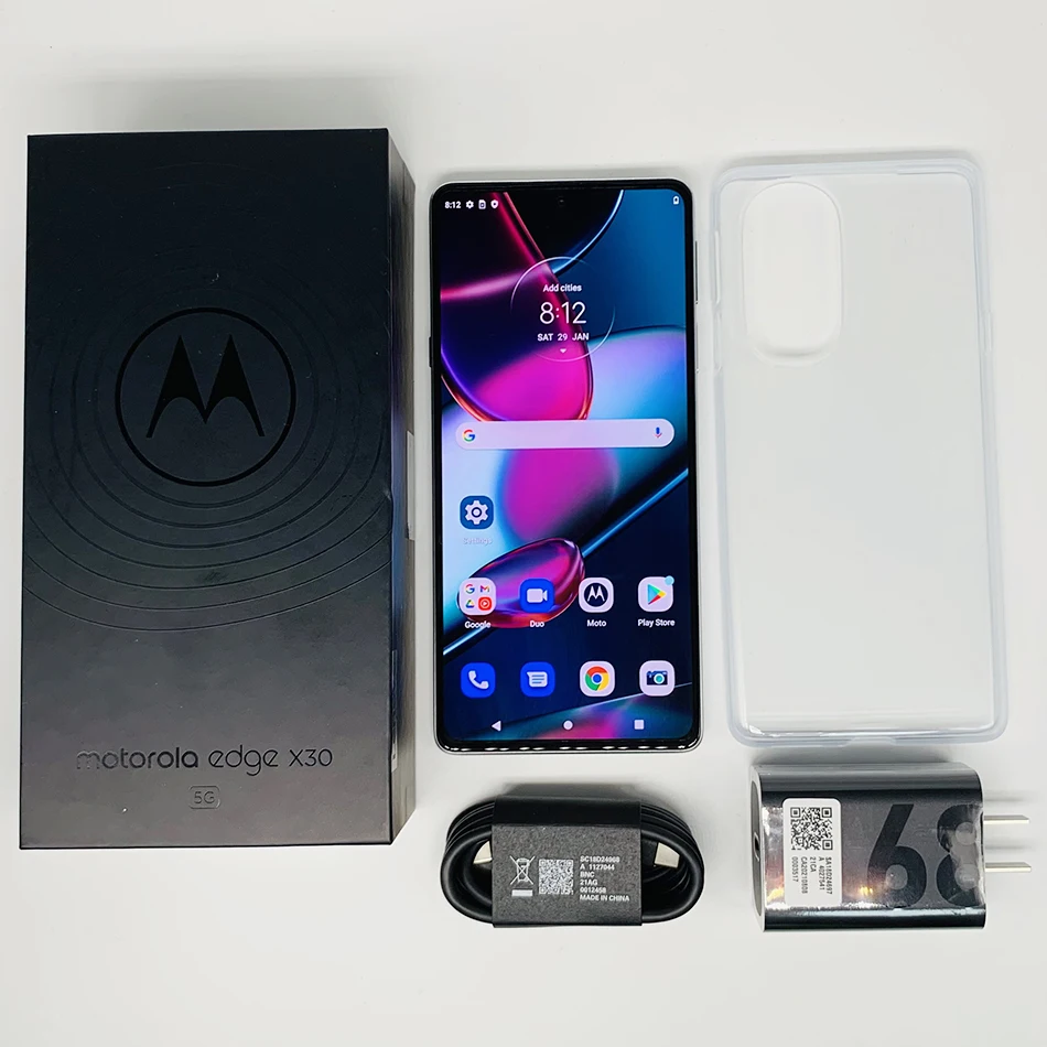 Original MOTO Edge X30 5G Mobile Phone LPDDR5 Snapdragon 8 Gen1 6.8 ...