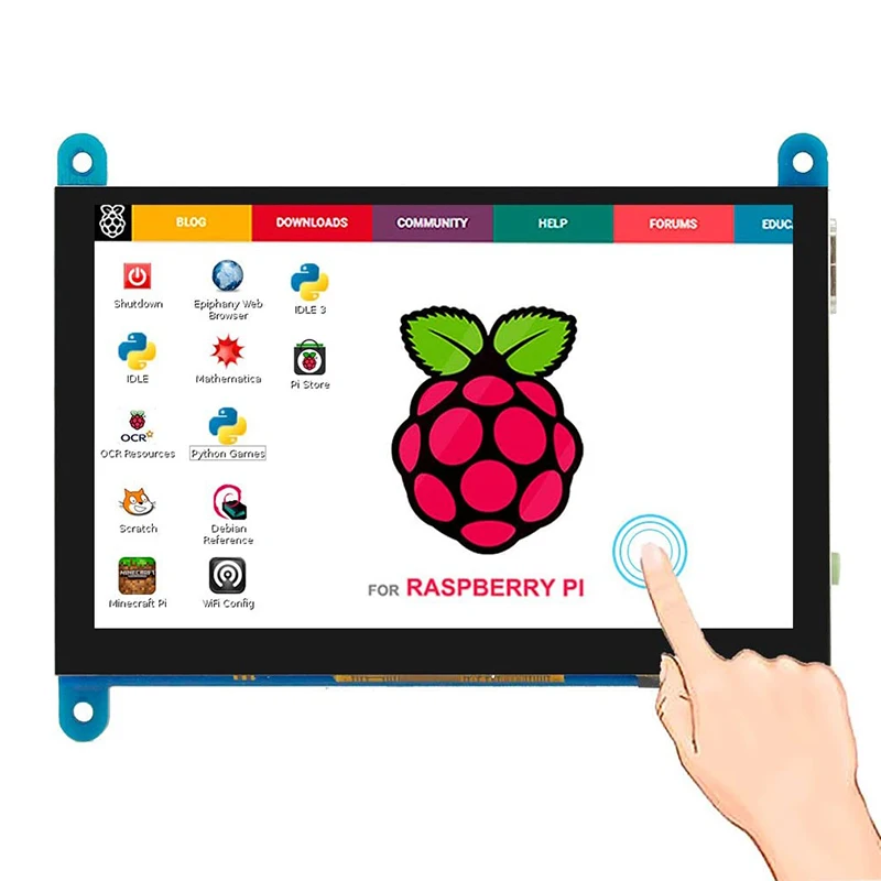 5 Inch Raspberry Pi Touchscreen 800 * 480 Ips Capacitive Touch Screen ...