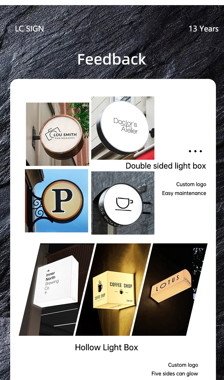 VIP Display Glorifier - Customized LED Marquee Sign Board