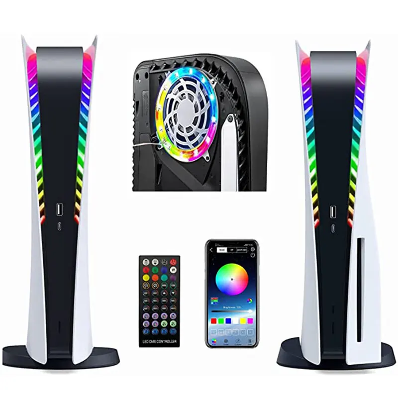 PS5 LED Light Strip RGB 8 Colors 400 Effects Ring Lights