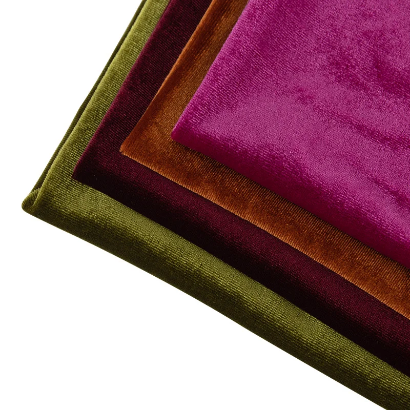 Hot Sale Soft Korean Velvet Fabric Customplain Dyed Ks Velvet Fabric ...