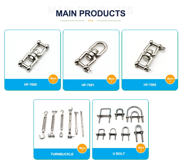 Stainless Steel Swivel Snap Shackle Captive Pin Eye Jaw End Swivel for ...