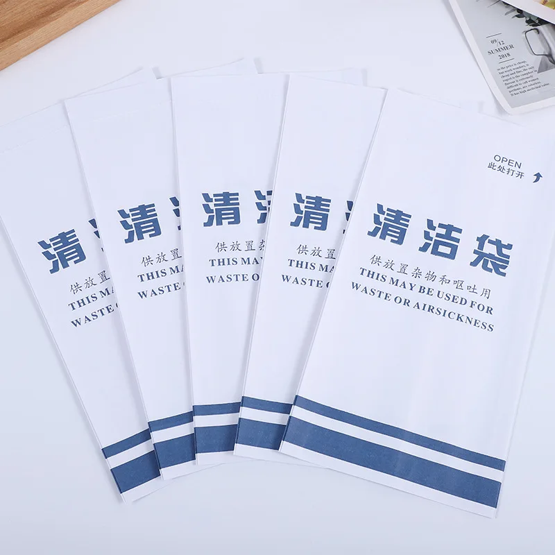 Bespoke Disposable Water-resistant Vomit Paper Bags For Air Travel ...