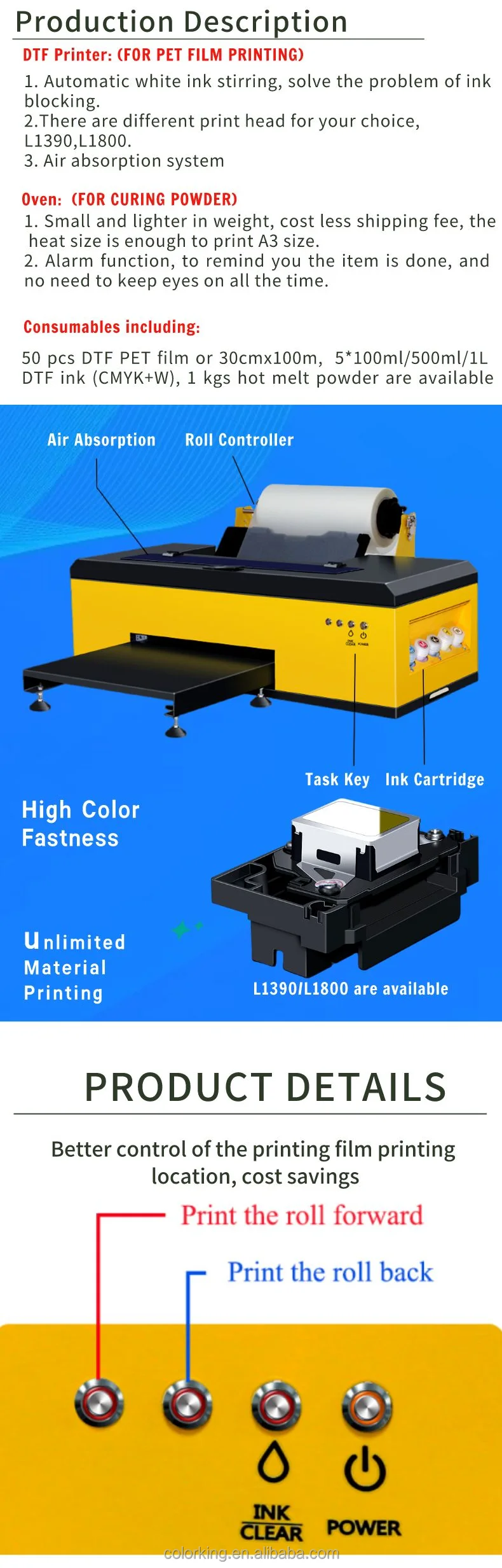 Transfer Printing Dtf Shaker epson L1800 Dtf Printer Dtf Machine ...