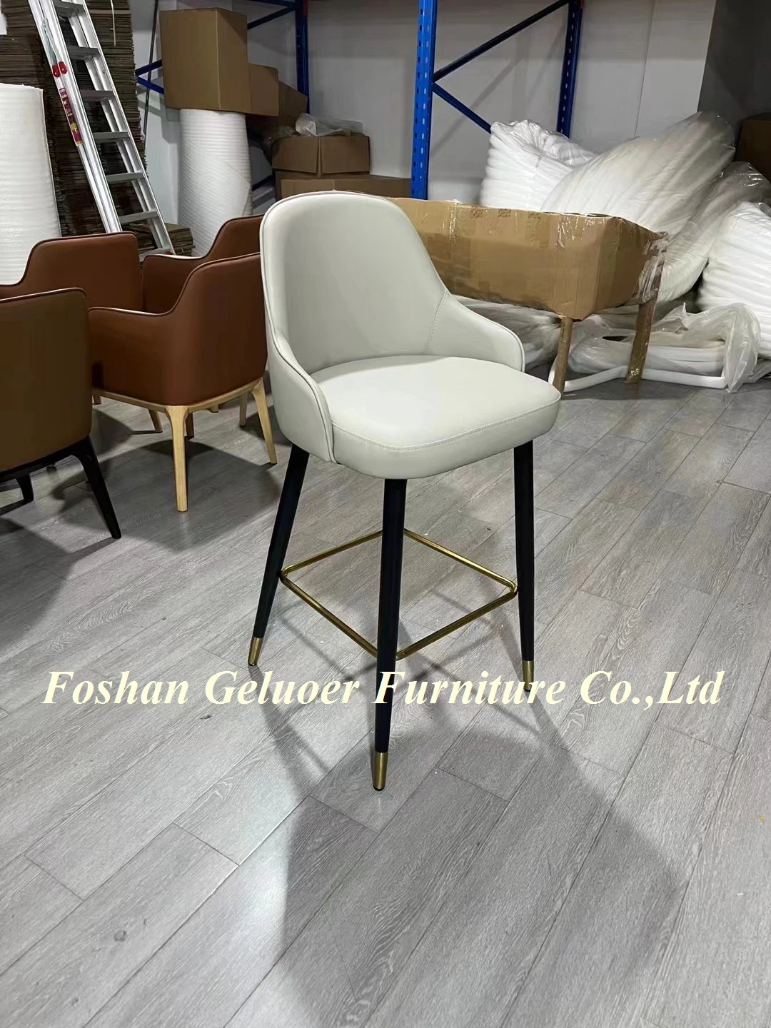 Modern Design Pvc Upholstered Commercial Bar Stools For Bars And ...