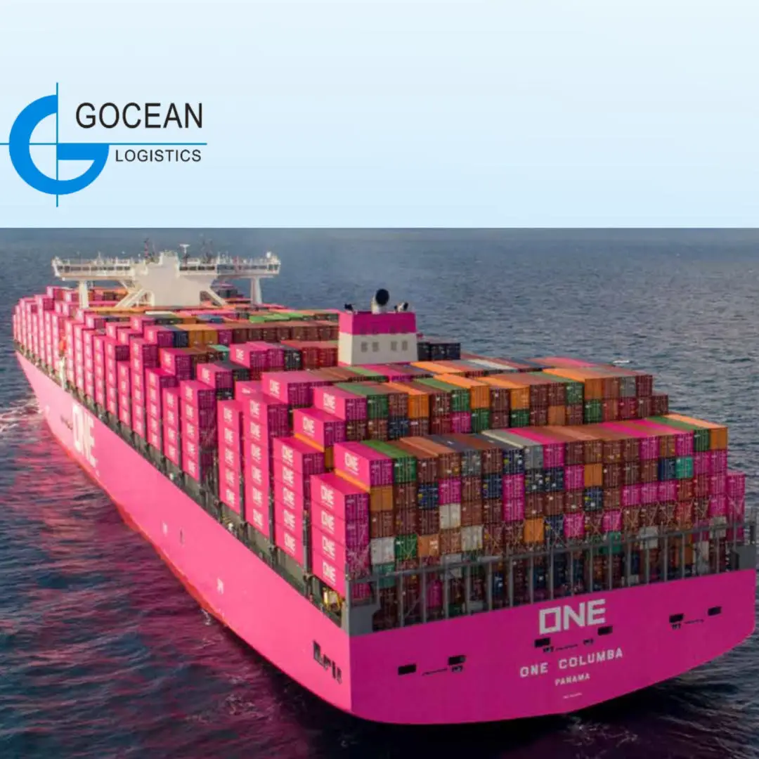 20FT 40FT 40HQ Ocean Shipping Container LCL+Trucking from China to USA ...