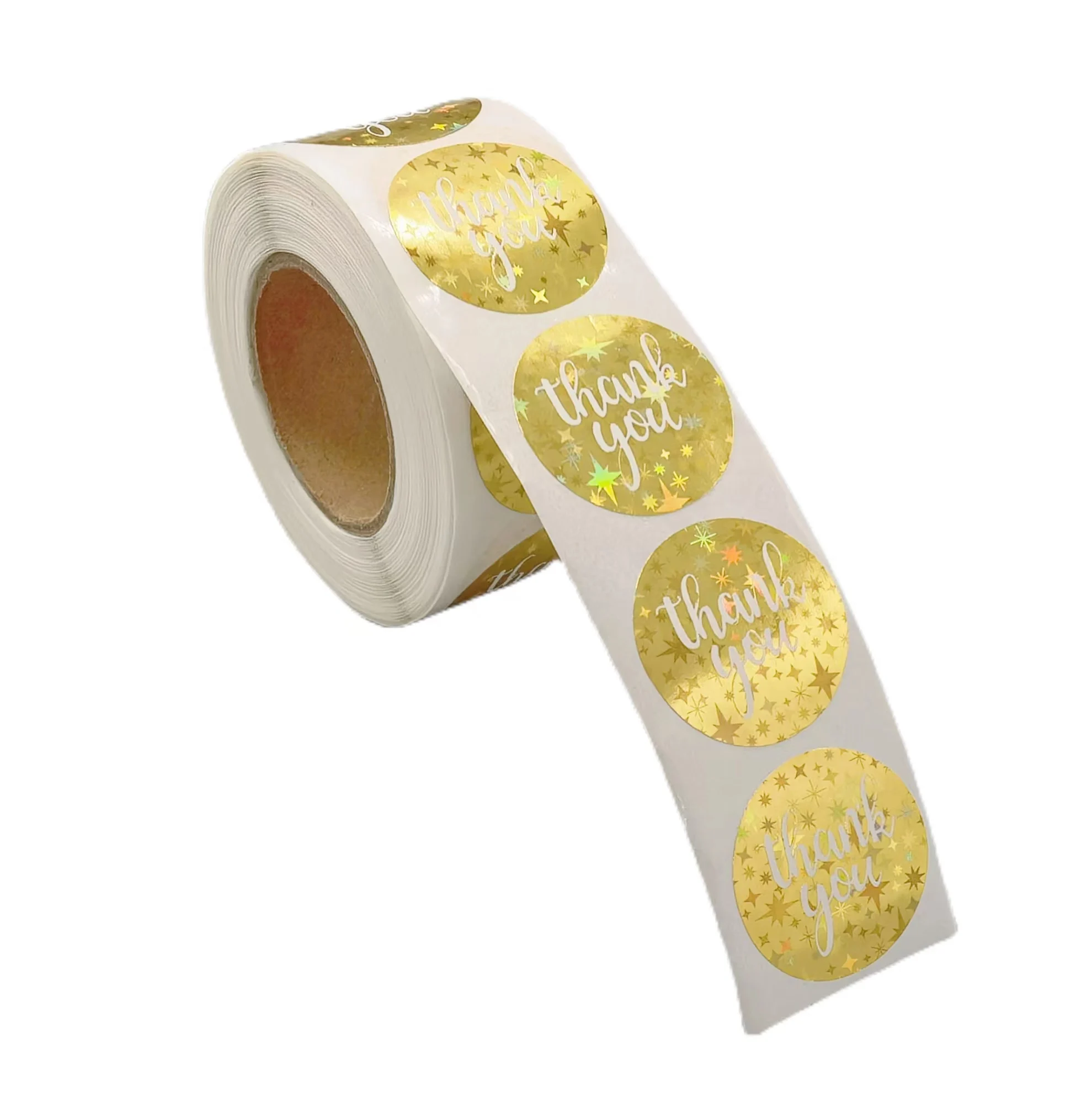 Custom Printing Thank You Gift Packaging sticker Circle Decoration ...