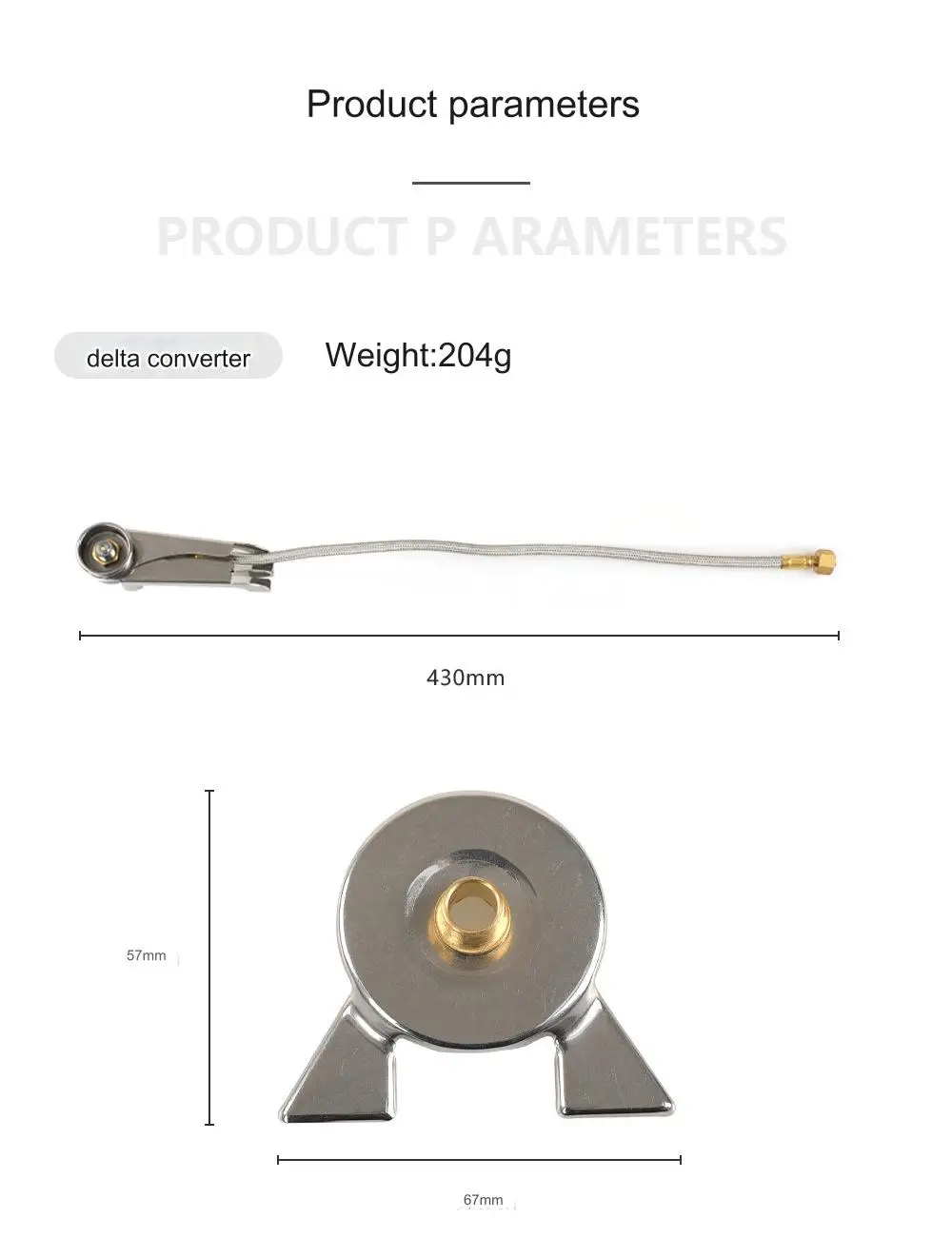 Outdoor Stove Gas Tank Connection Tool Triangle Adapter Universal Split ...