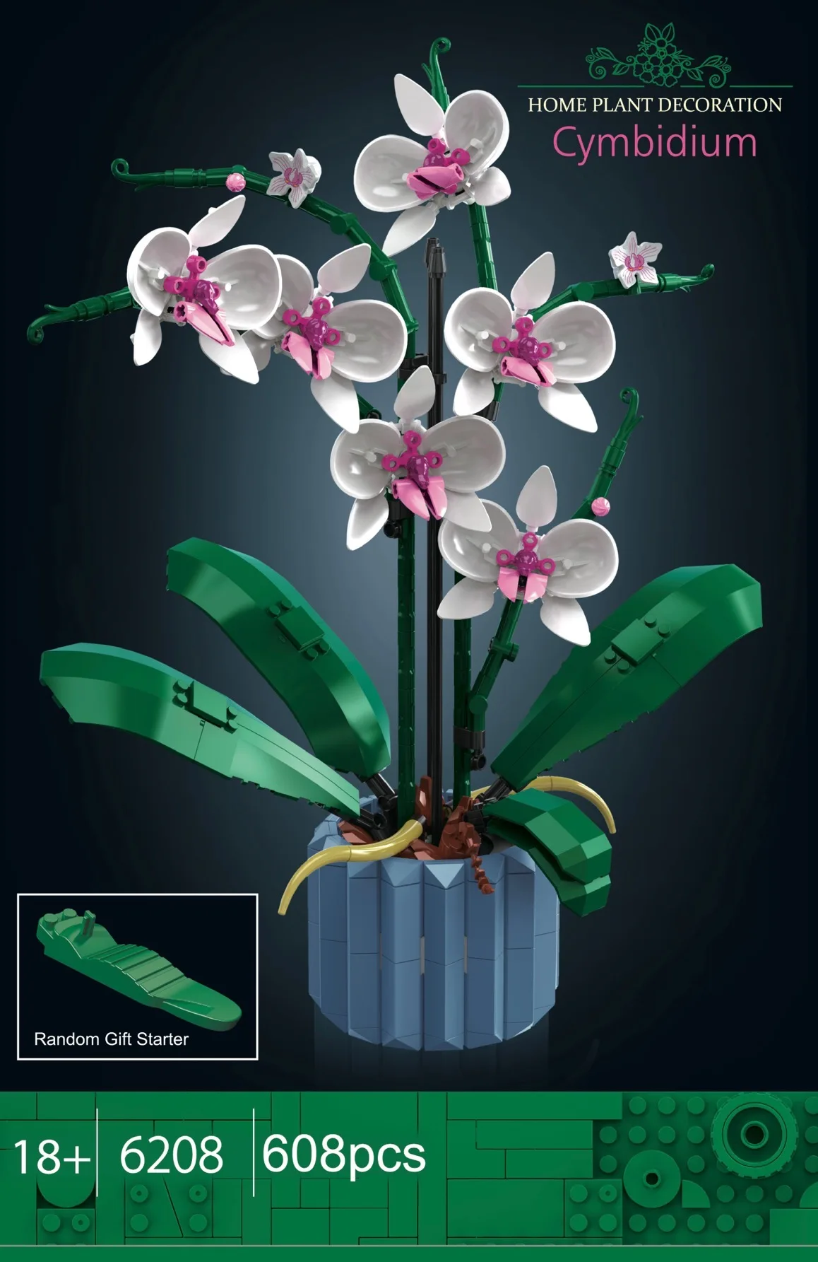 Brick Flower Building Blocks Set Garden Toys Diy Wild Botanical ...