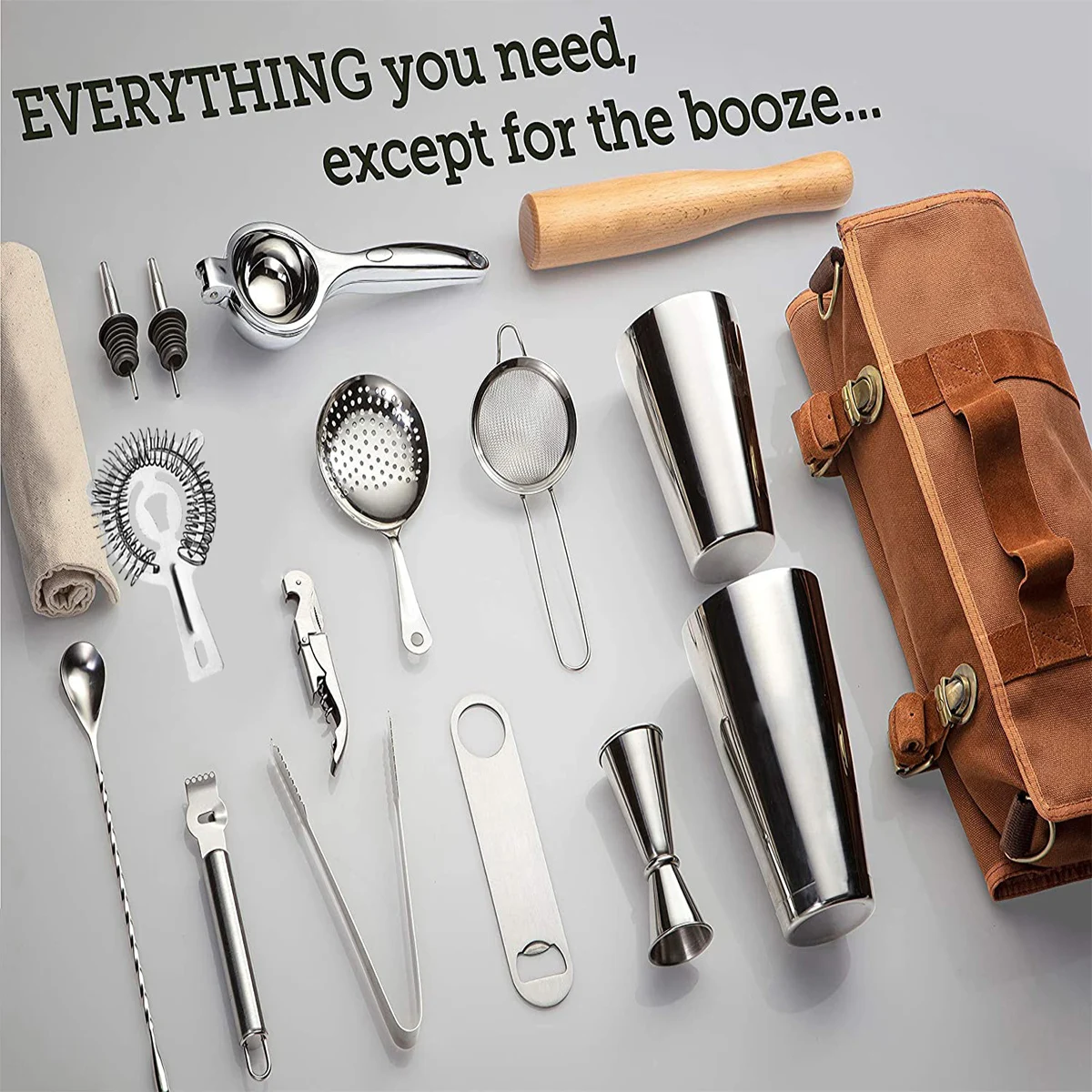 Professional Barware Tools Portable Storage Pouch Water-resistant ...