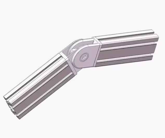 180° Adjustable Aluminum Pivot Joint Bracket 4080 - Standard Single ...