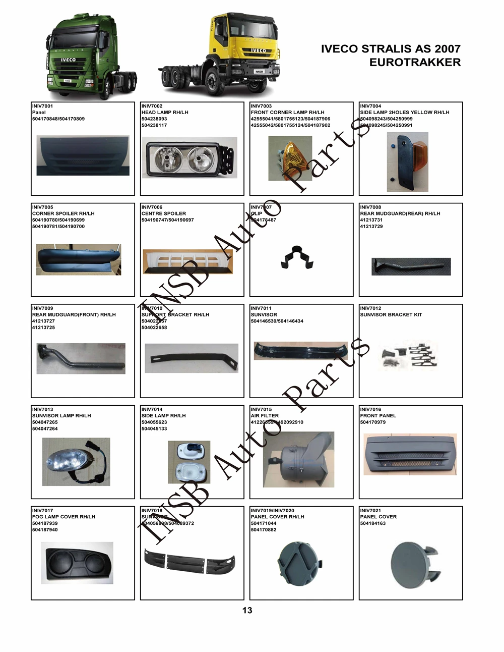 69500026 49836000 69500032 49837000 Rear Lamp With Emark for IVECO ...