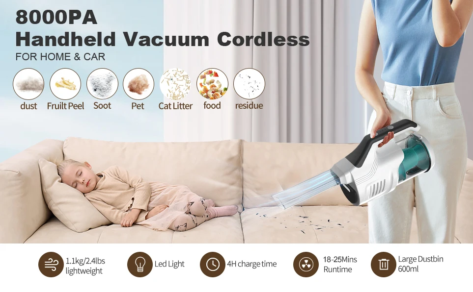 2024 New Cordless Cyclonic Handheld Vacuum Cleaner X901 Model Have ...