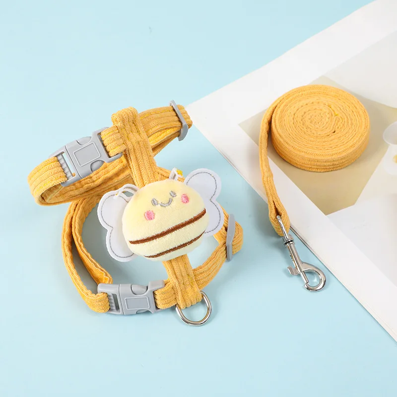 Outdoor Training Leading Honey Bee Shape Small Dog and Cat Leash ...