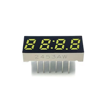 0.25 Inch Mini 7 Segment Display Module White Light 4 Digit 7 Segment ...