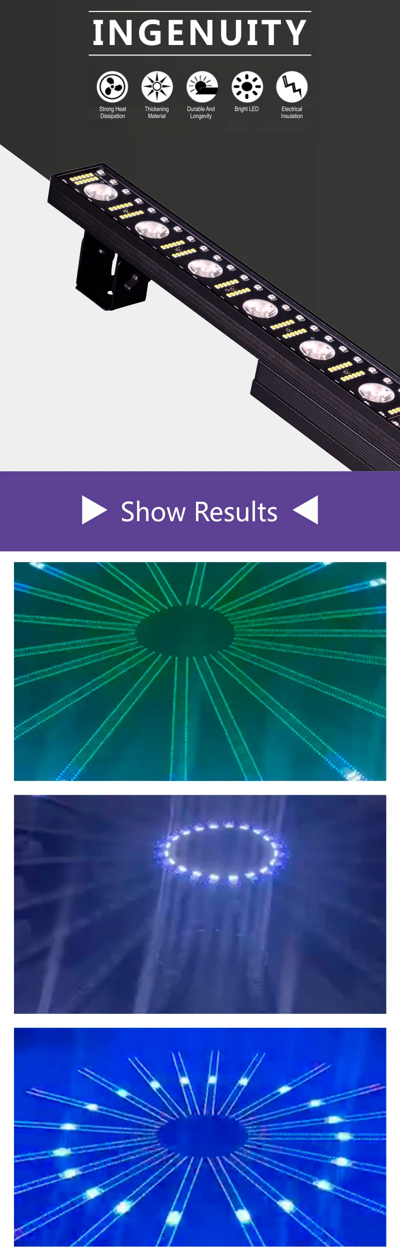 Pixel Light Stage Background Super Beam Pixel Control Dye Light For Led ...