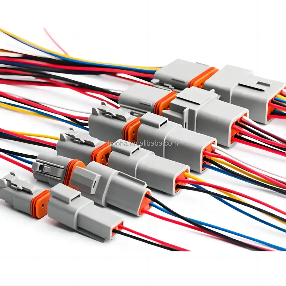 Deutsch DTM Series 3-Pin PBT Connector Assembly Male DTM04-3P Plug ...