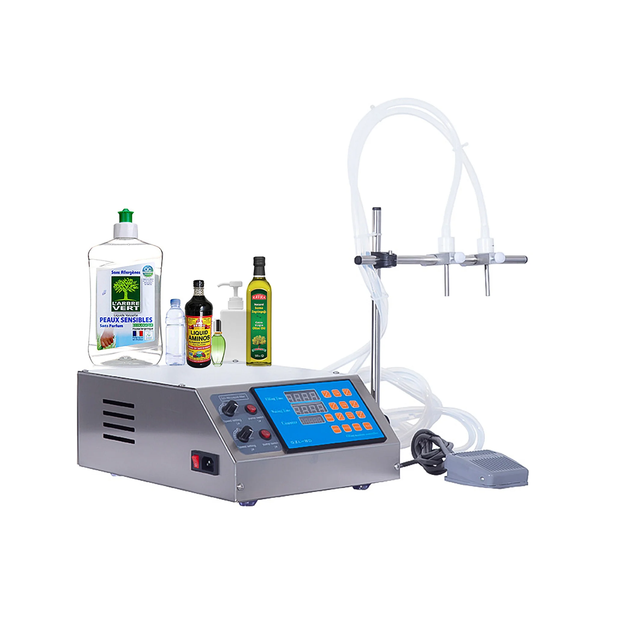 Filling Machine Alcohol Filler Dispenser Digital Control Pump Bottle ...