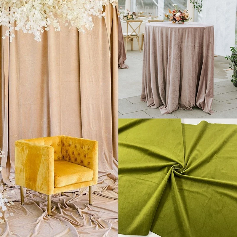 Modern Luxury Curved Sofa Upholstery Microfiber Fabric 100% Polyester ...