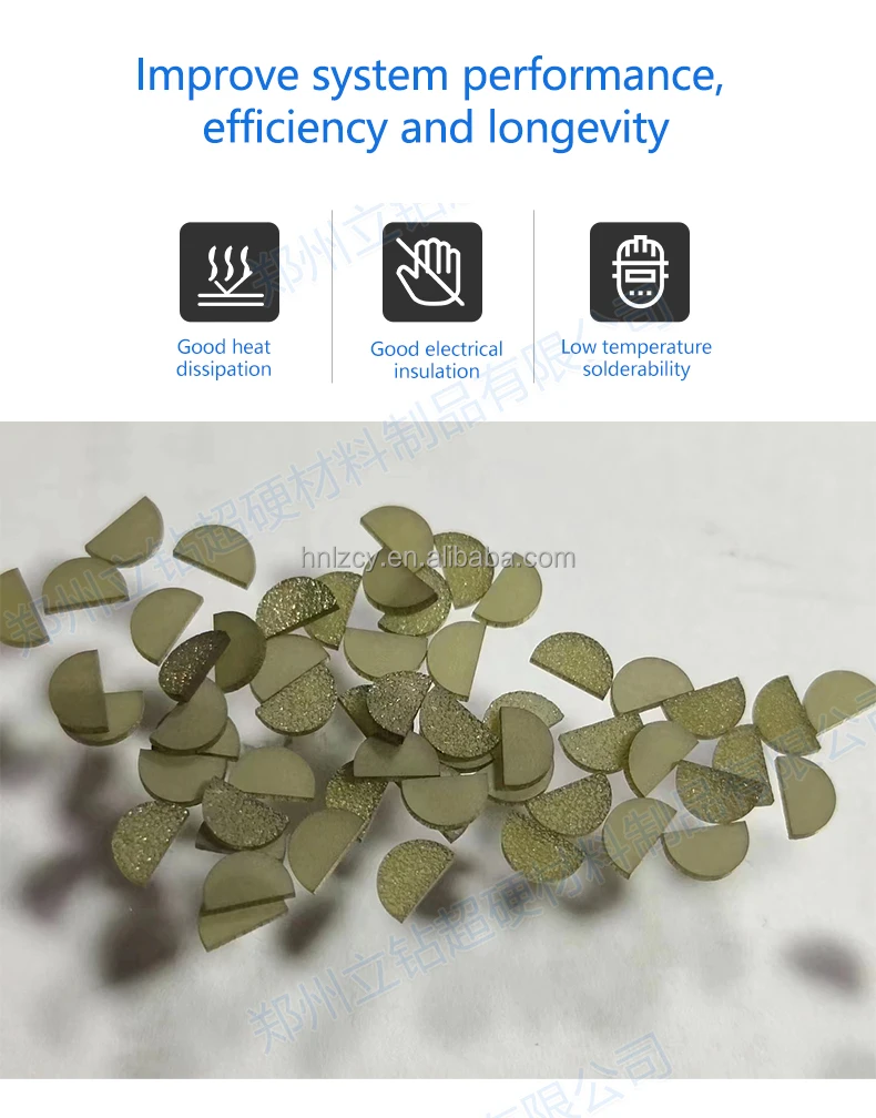 Cvd Diamond Wafer For Tweeter Dome - Buy Heat Sink Hpht Polished ...