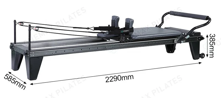 Onemax White Aluminum Pilates Reformer Smooth And Quiet Carriage ...