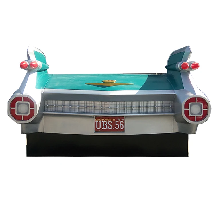 Vintage Classic Retro Cafe Car Diner Restaurant Booth Seating Furniture