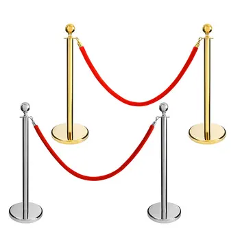 Red Carpet Vip Black And Gold Crown Queue Line Pole Barrier Rope Crowd ...