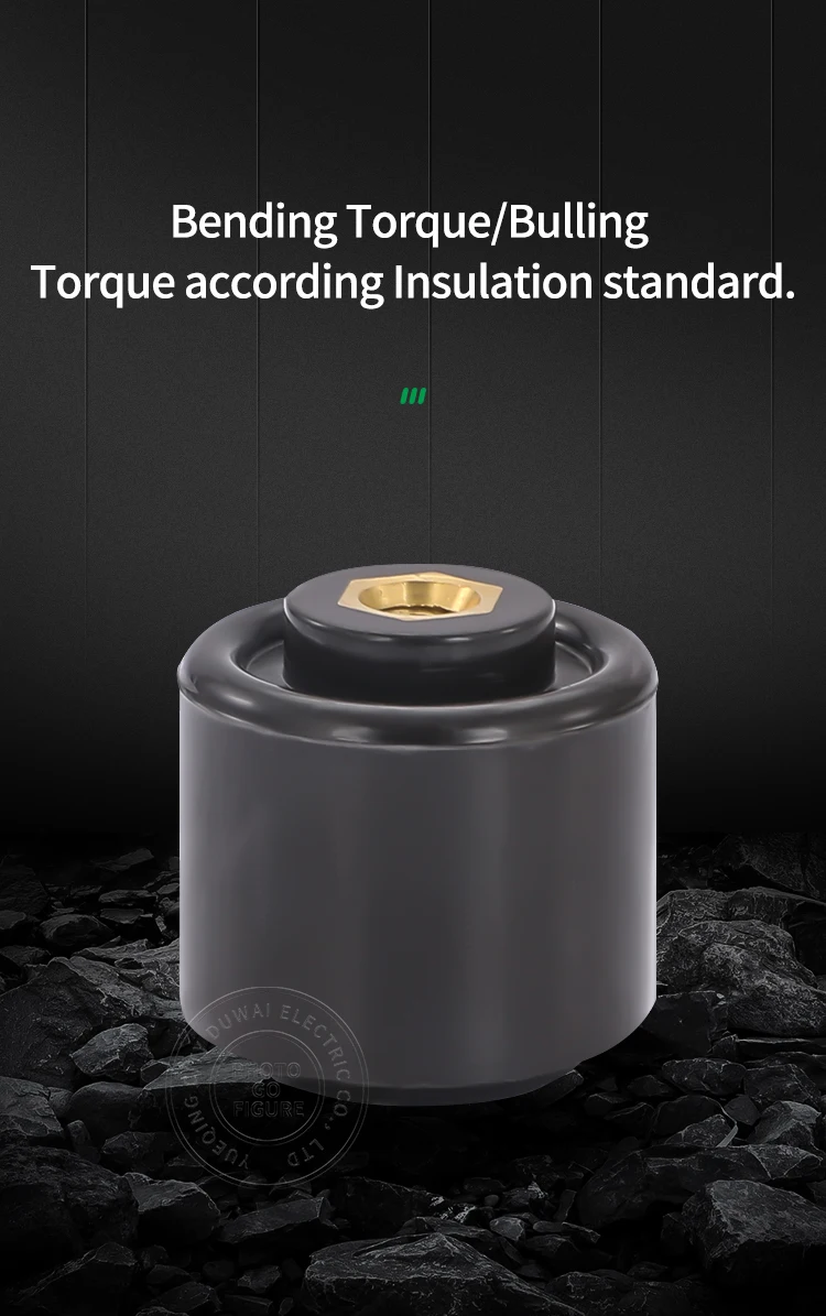 DUWAI SE Series Black Insulators - Reliable Bus Support