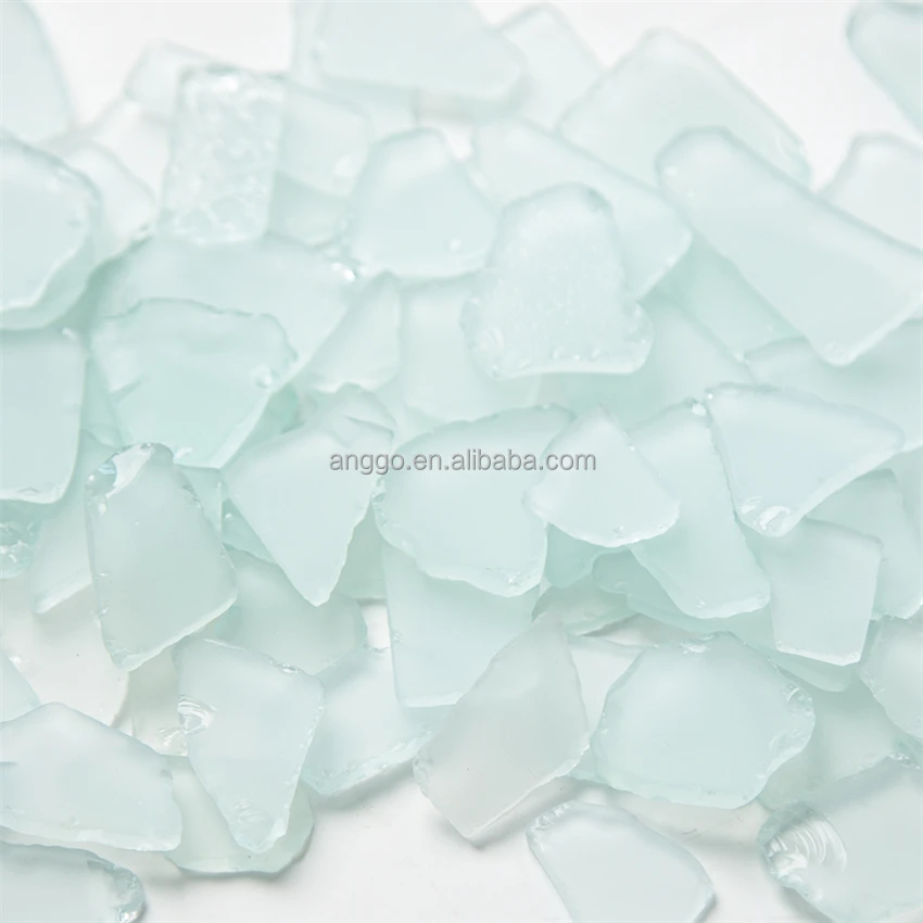 16oz Handmade Frosted Flat Crushed Seaglass Original Ocean Slag Sea ...