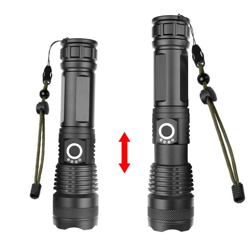 Waterproof 3000 High Lumens USB Rechargeable Tactical Flashlights XHP50