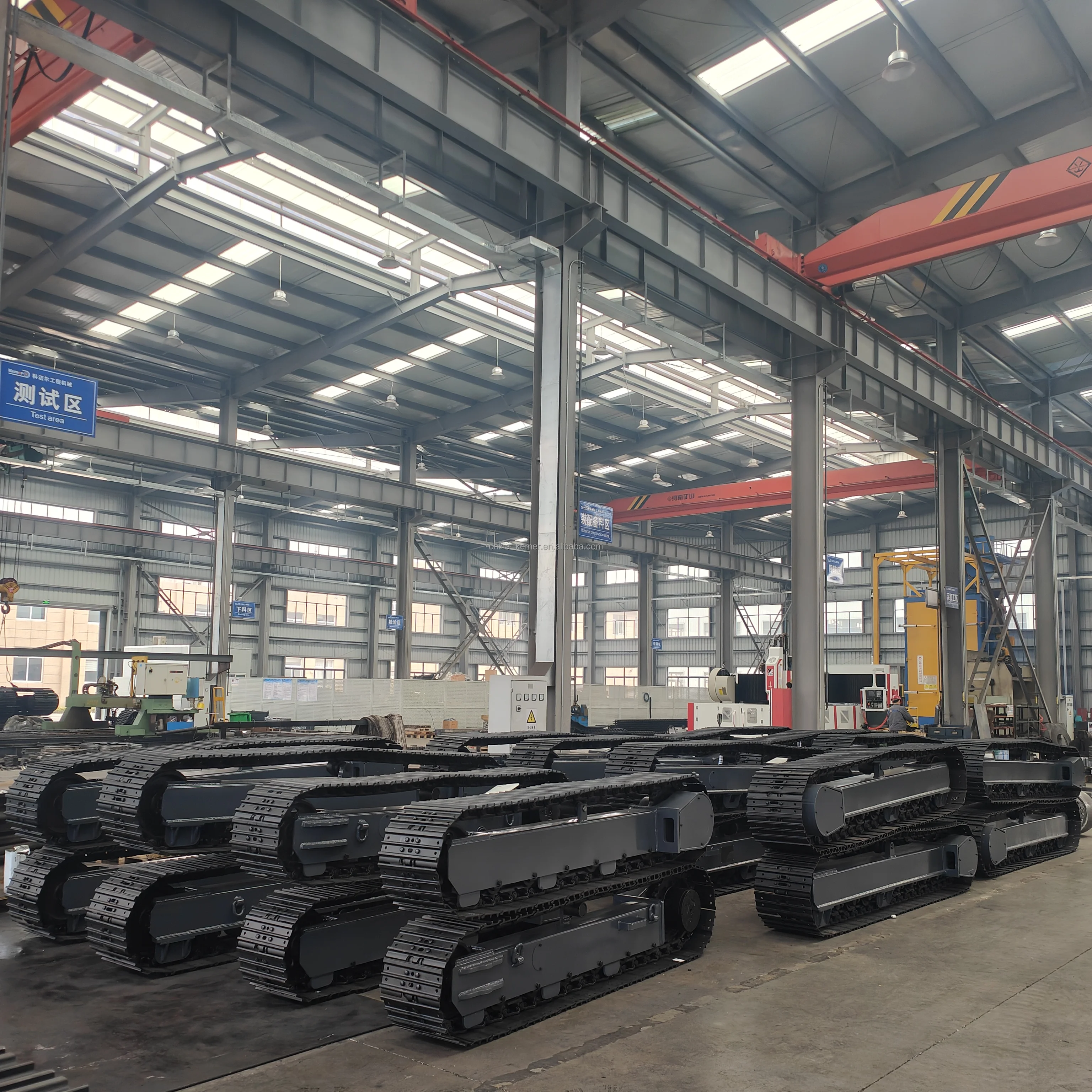 Mini Rubber Track Undercarriage for Small Load Transport