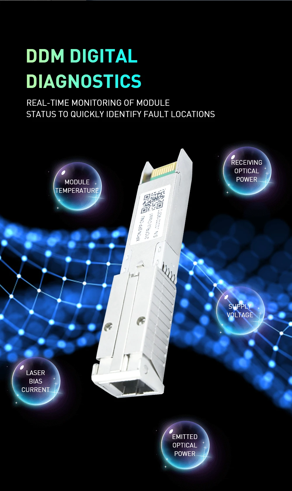 Xpon Stick Gpon/epon Sfp Ftth Fttx Fiber Equipment Easy Operation Pon ...