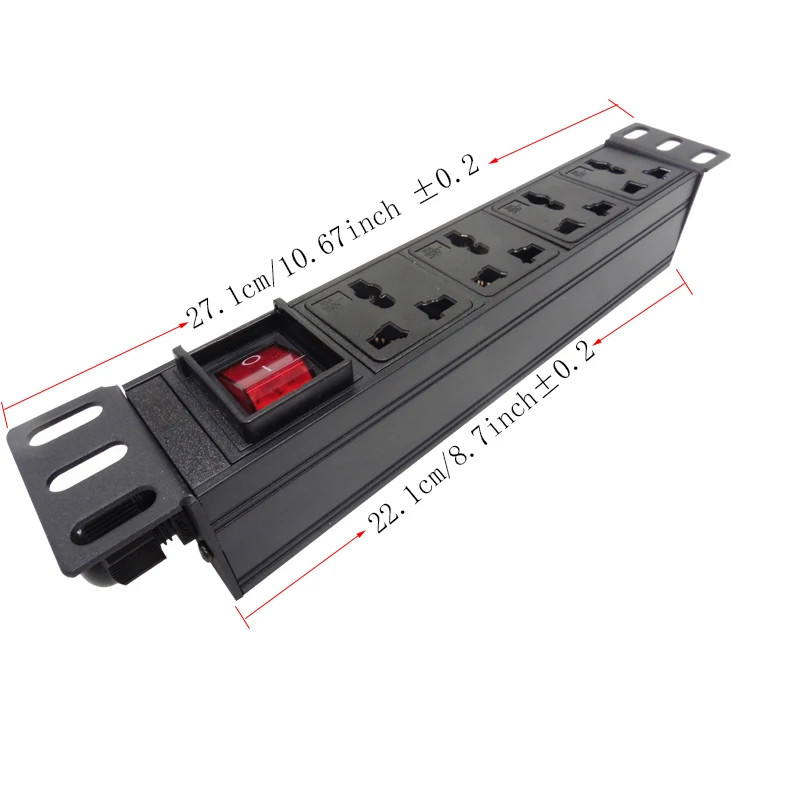 1u Pdu Server Rack Power Distribution Unit 2/4/6/8/14 Way 10a 16a 230v ...