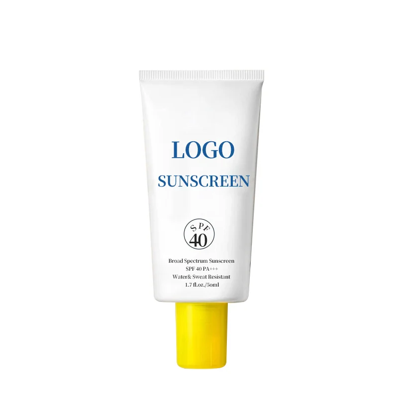Custom Sunscreen Cream Protector Facial Solar Sunblock Spf 40 Pa+++ Gel Isolation Lotion ...