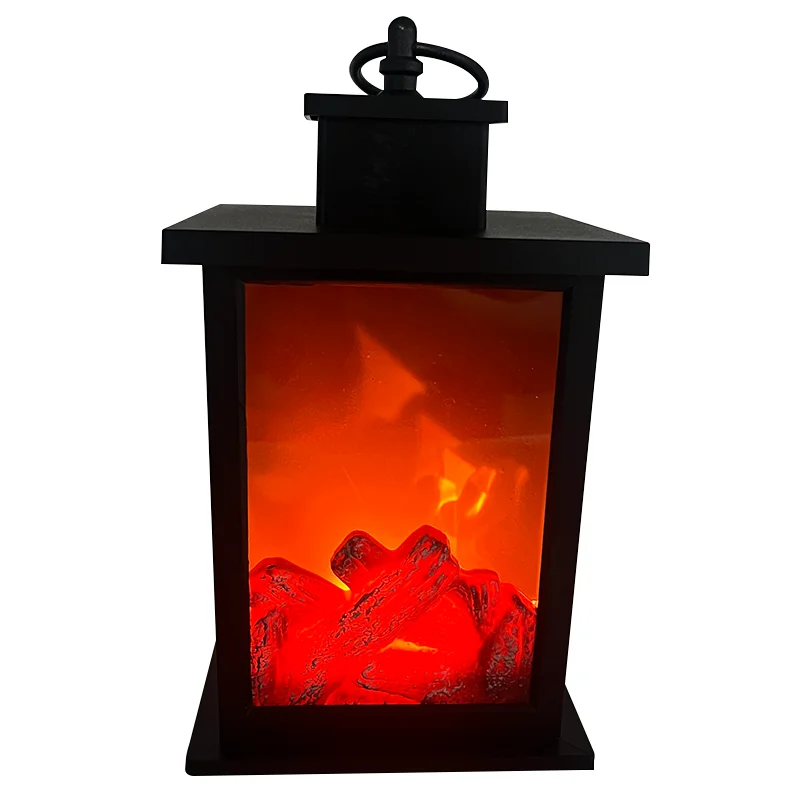 LED Flame Lantern Lamps Simulation Fireplace LED Simulate Flame Effect ...