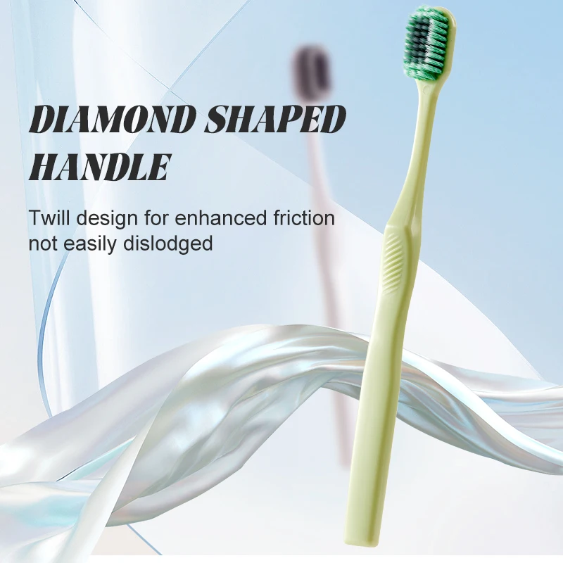Dental Care Manual Toothbrush With Medium or Soft Nylon Brislte Tooth ...