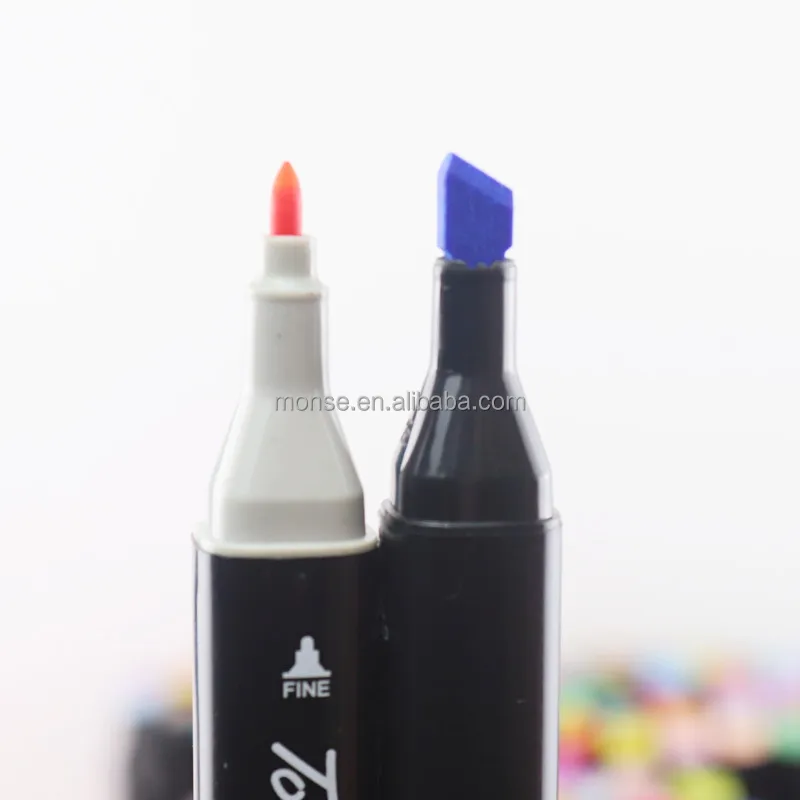 24 Color 168 Colors Permanent Markers Alcohol Ink Markers Brush Dual ...