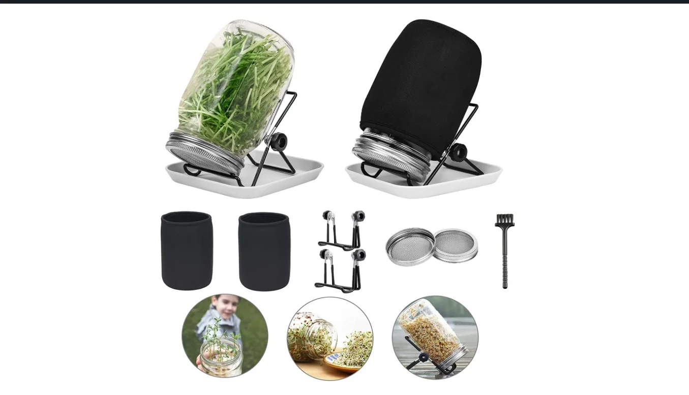 Wholesale Mason Jar Sprouting Kit - Eco-Friendly & Versatile