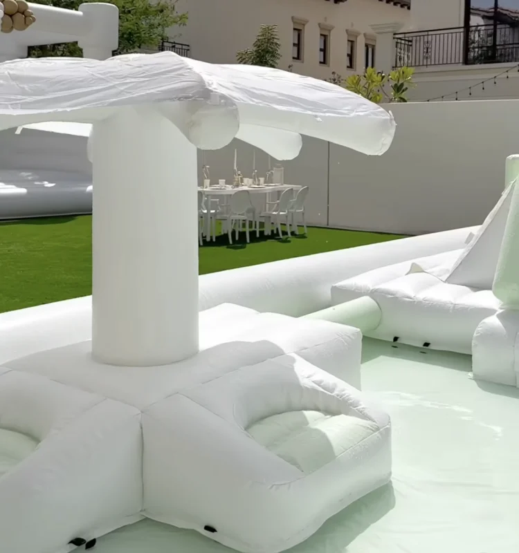 New Pvc Splashing Bouncy Castle Inflatable Summer Water Fun Inflatable ...