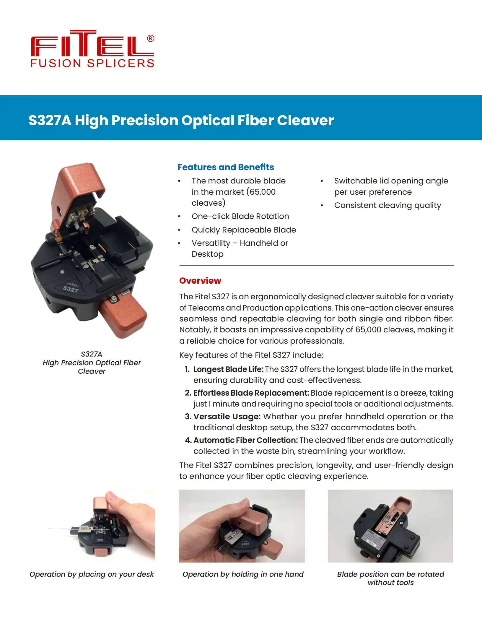 Janpan made Fitel fiber cleaver S327 one step| Alibaba.com