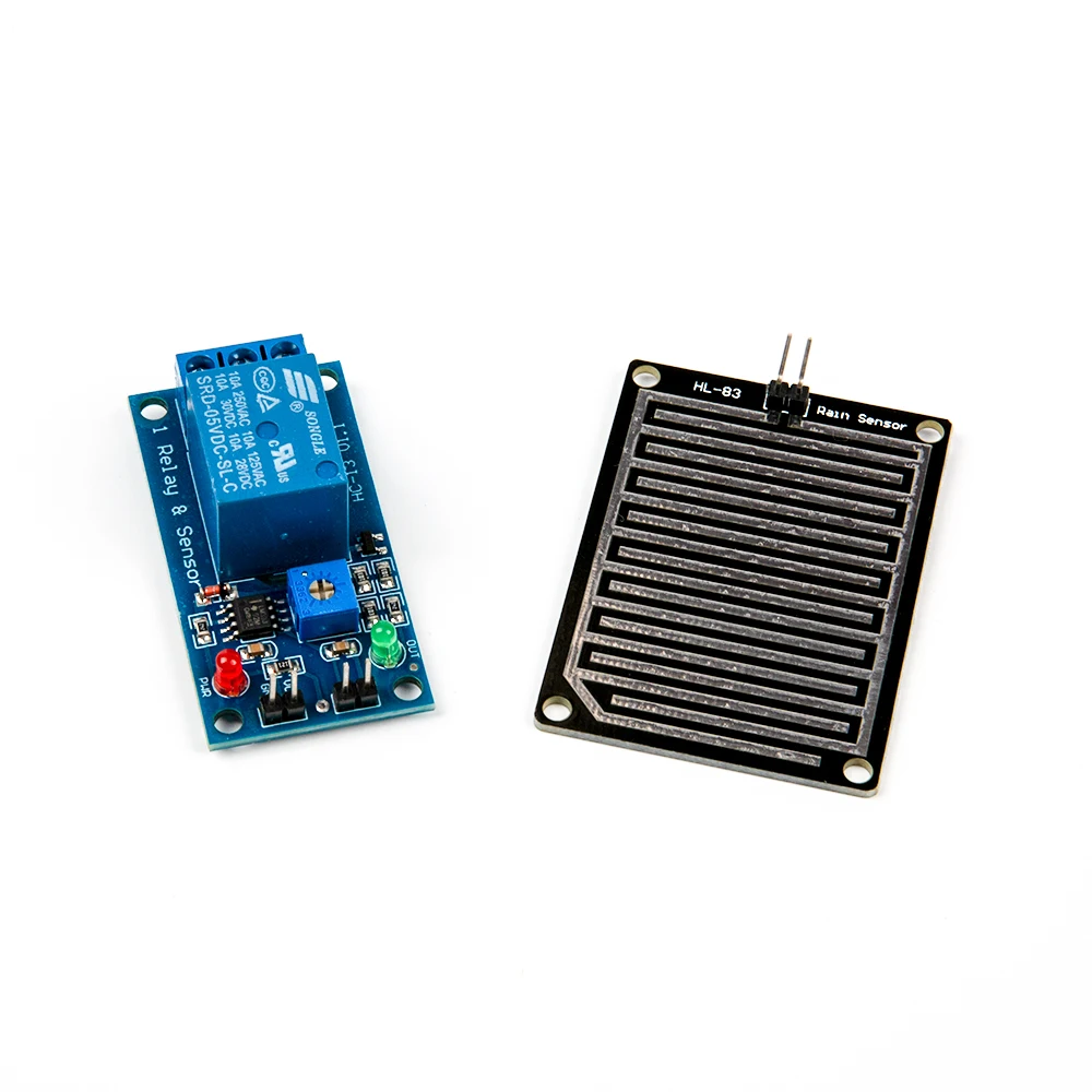 Rain Weather Module Raindrops Detection Sensor Module With 5v/12v Relay ...