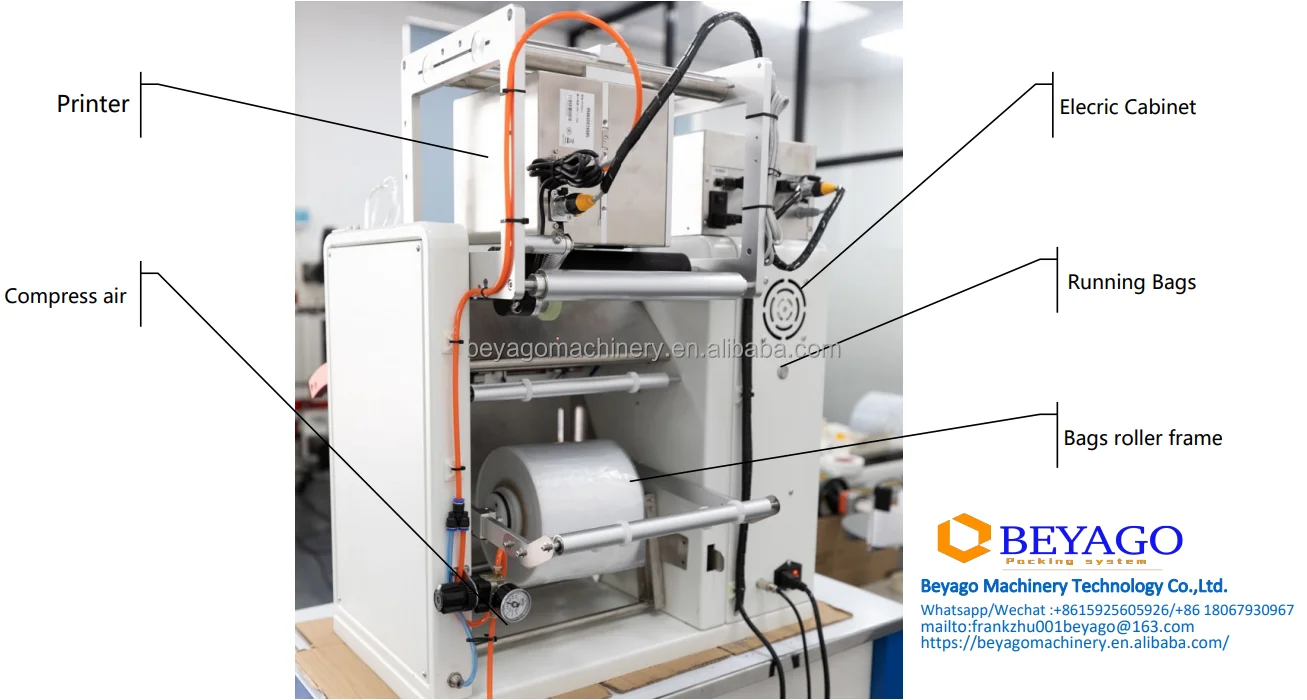 Autobag/ Poly Automatic Bagger Desktop Pre-opened Roll Bag Packing ...