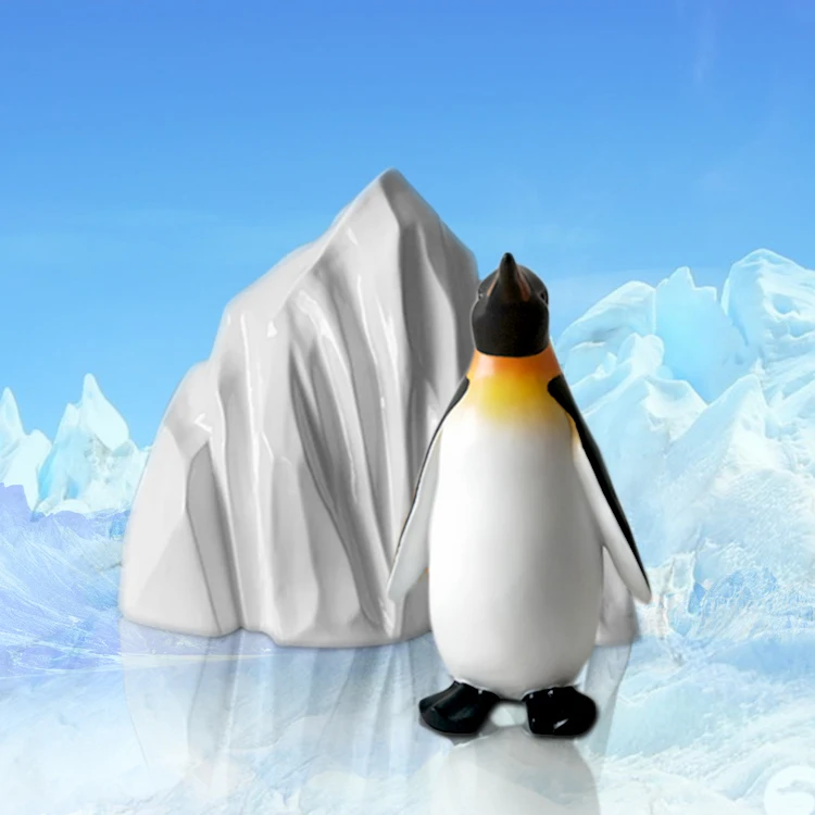 Life Size Penguin Statue - Perfect for Outdoor Gardens