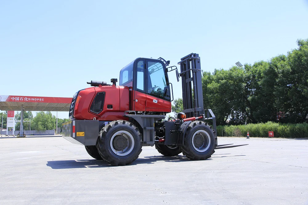 3.5ton All-terrain Off-road Forklift With Branded Diesel Engine - Buy Rough Terrain Forklift 4x4 ...
